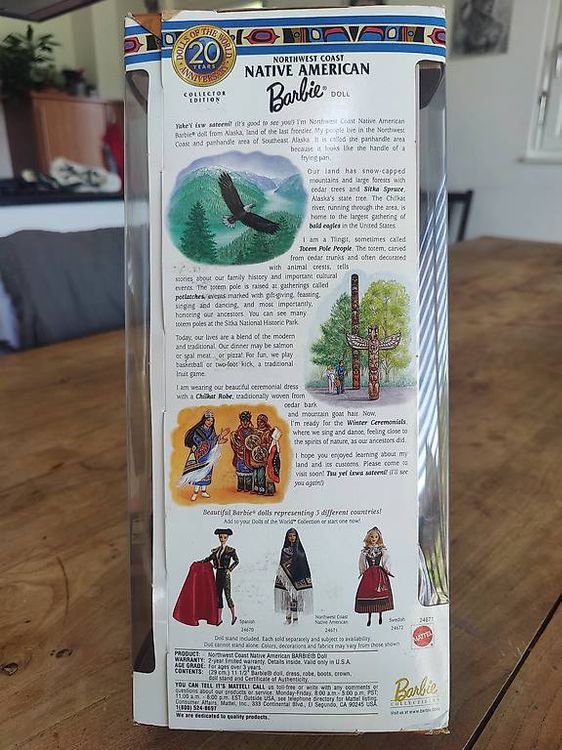 Barbie Collector Native American - Northwest coast (Neu und ...