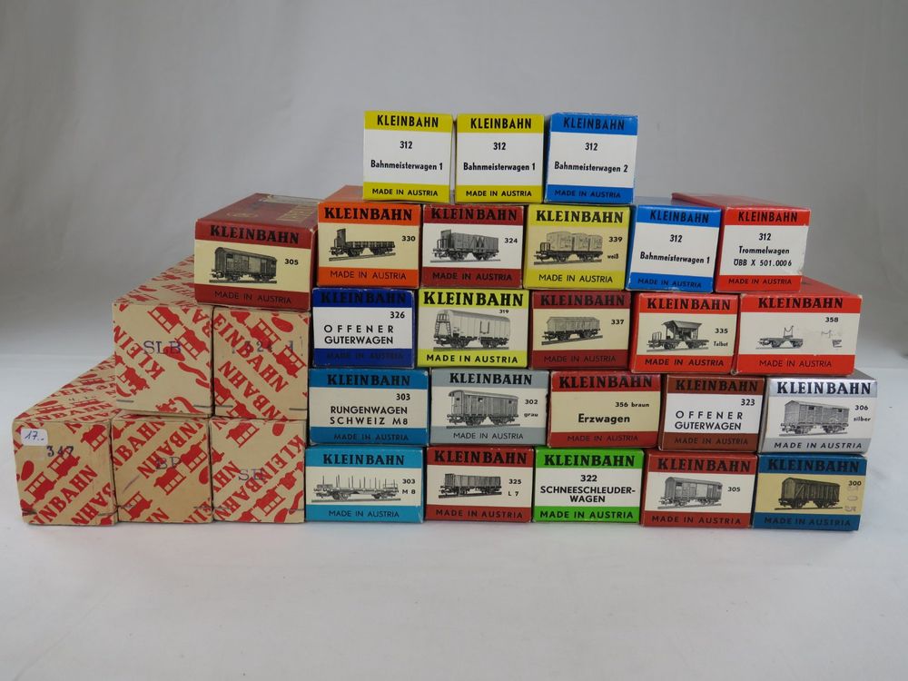 Kleinbahn HO Güterwagen 29 Stück DC (067)(M0337) | Kaufen auf Ricardo