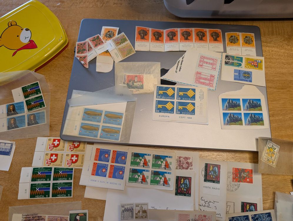 Vintage Swiss Stamps - Helvetia Collection - starter kit (Gebraucht) in ...