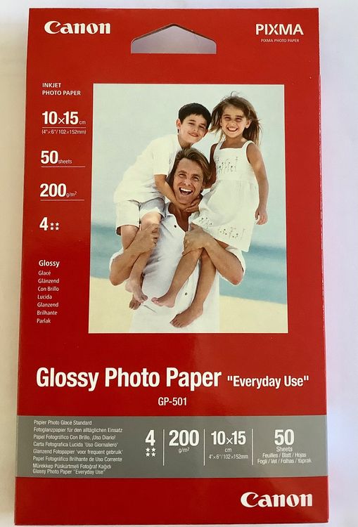 CANON GLOSSY PHOTO PAPER (Neu und originalverpackt) in Arcegno für CHF ...