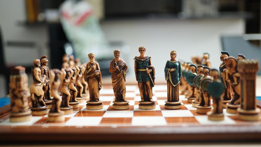 Greek Roman Schachspiele Chess Set | Kaufen auf Ricardo