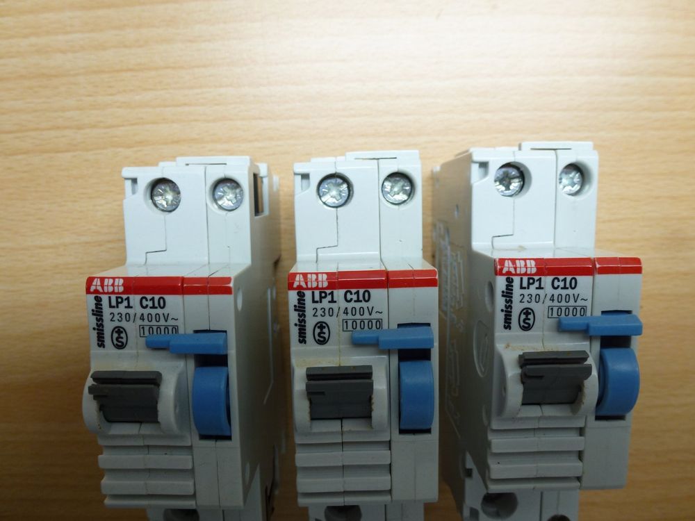 3 St. LS C10A + N-Trenner ABB-smissline | Kaufen auf Ricardo