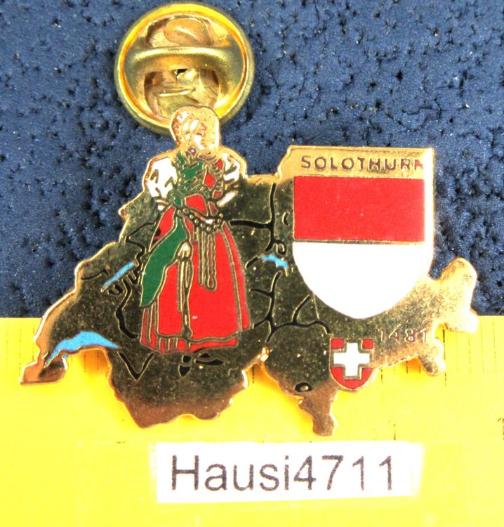 SOLOTHURN WAPPEN TRACHT CH-UMRISS PIN | Kaufen auf Ricardo