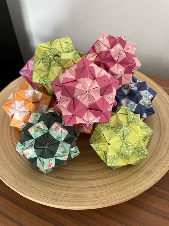 Origami balls for decoration (Kusudama) | Kaufen auf Ricardo