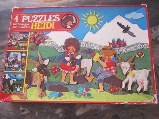 4 Puzzle Heidi Antik ab 4Jahren (Gebraucht) in Altendorf für CHF 3.5 ...