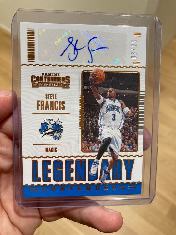 2020-21 Panini NBA - Steve Francis - Autogramm limitiert /25 (Neu ...