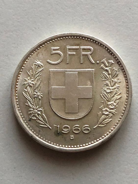 5 Fr. 1966 (Gebraucht) in Schötz für CHF 9 – mit Lieferung auf Ricardo kaufen