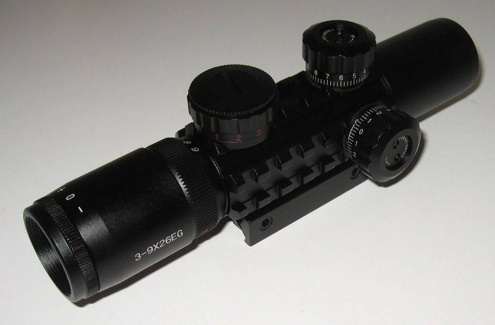 Zielfernrohr 3-9x26 mit beleuchteten Absehen und Schienen (Neu (gemäss ...