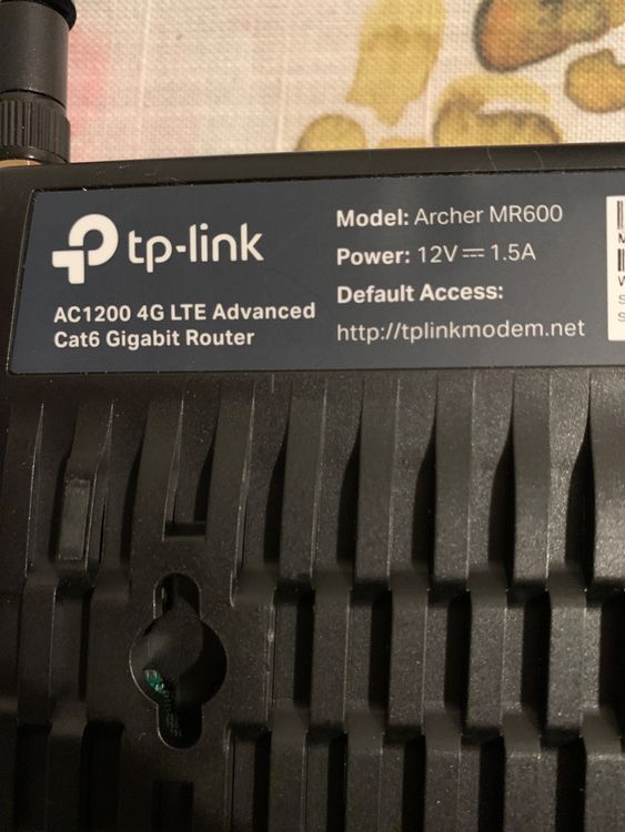 Tp-Link AC1200 - MR600 - 4G LTE Advanced + Antenna (Gebraucht) in La ...