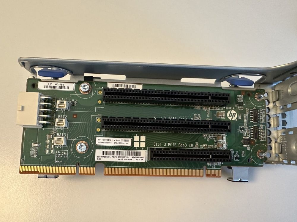HPE Primary Riser-Board 3x PCI-E x8 DL380 Gen9 777281-001 (Gebraucht ...