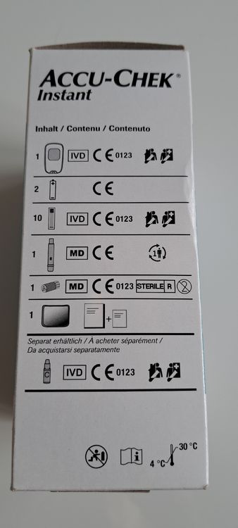 Accu-Chek Instant Blutzuckermessgerät - Komplett (Neu (gemäss ...