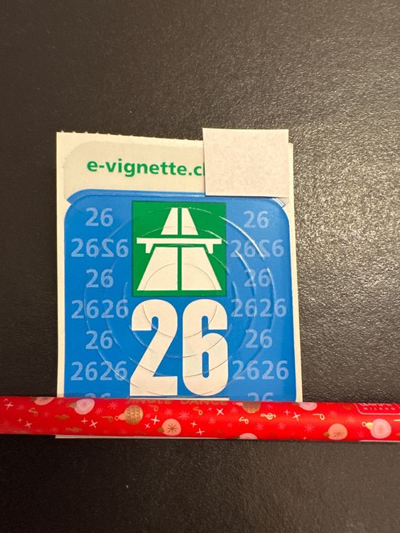 Autobahn Vignette 2026 (Neu und originalverpackt) in Raron für CHF 36 ...