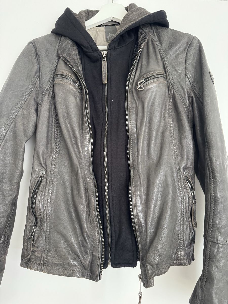 Gipsy Lederjacke, Grau (M) (D'occasion) à Arth pour CHF 35 – avec ...