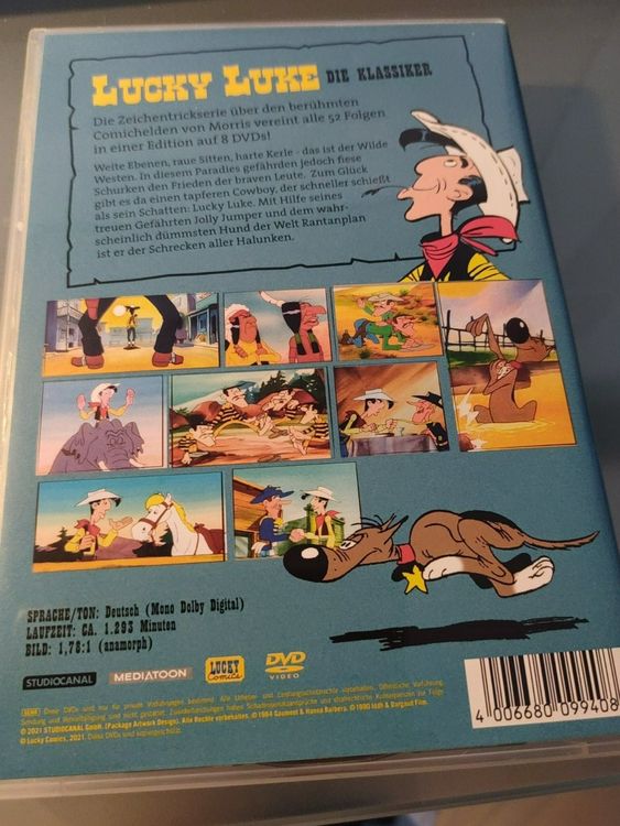 Lucky Luke Die Klassiker DVD Box mit 8 DVDs (Gebraucht) in Dottikon für ...