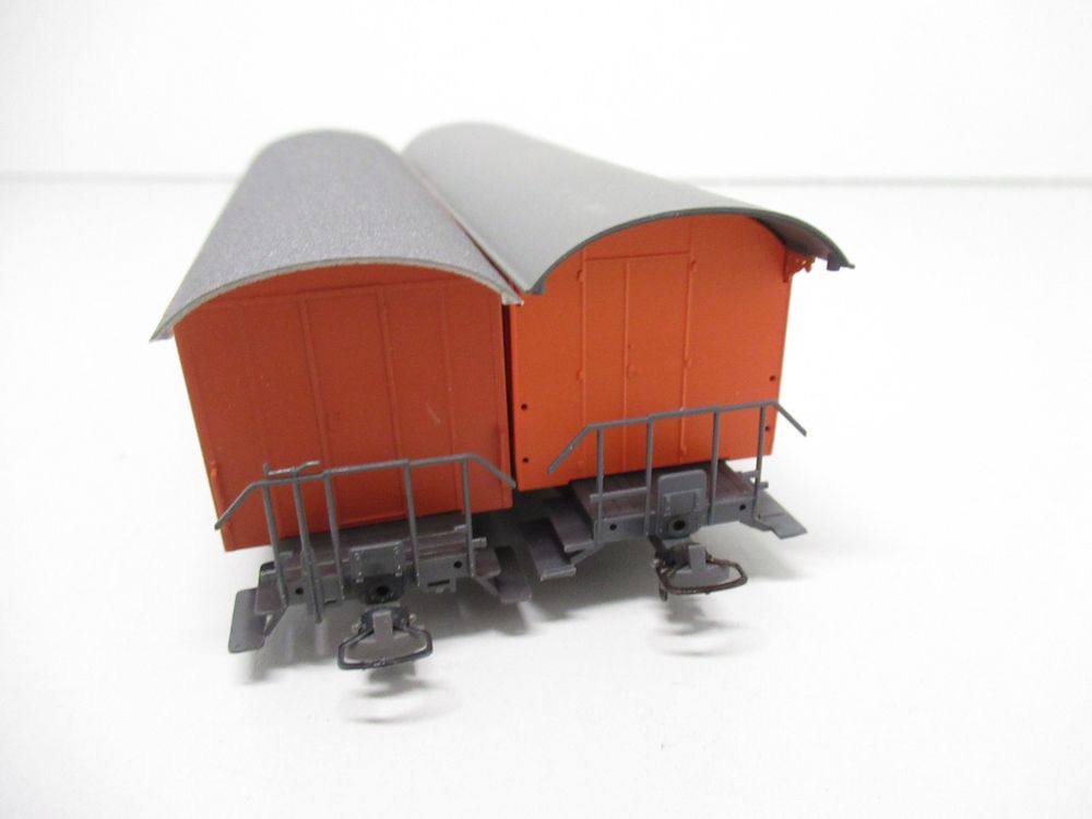 Bemo 3230 190+2265 Mannschafts-+ Materialwagen RhB DC GS H0m (Gebraucht ...
