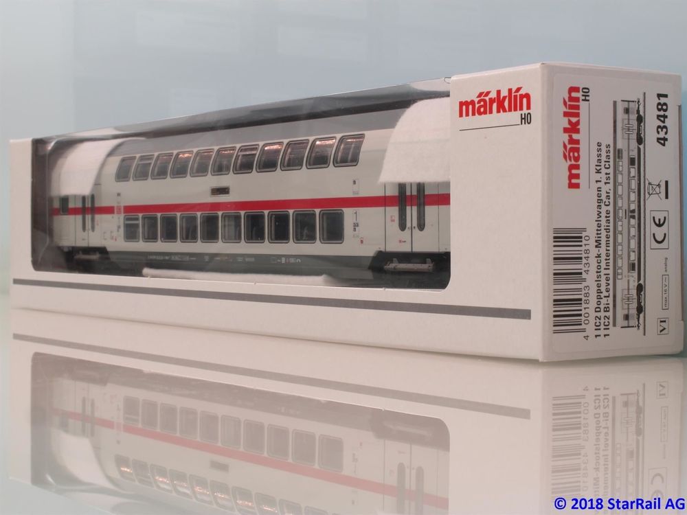 Märklin 43481 IC2 Doppelstockwagen (Neu und originalverpackt) in für ...