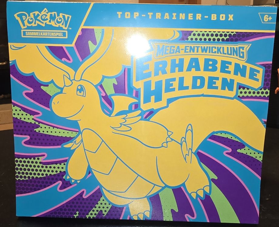 Pokemon Erhabene Helden Top Trainer Box (Neu und originalverpackt) in ...