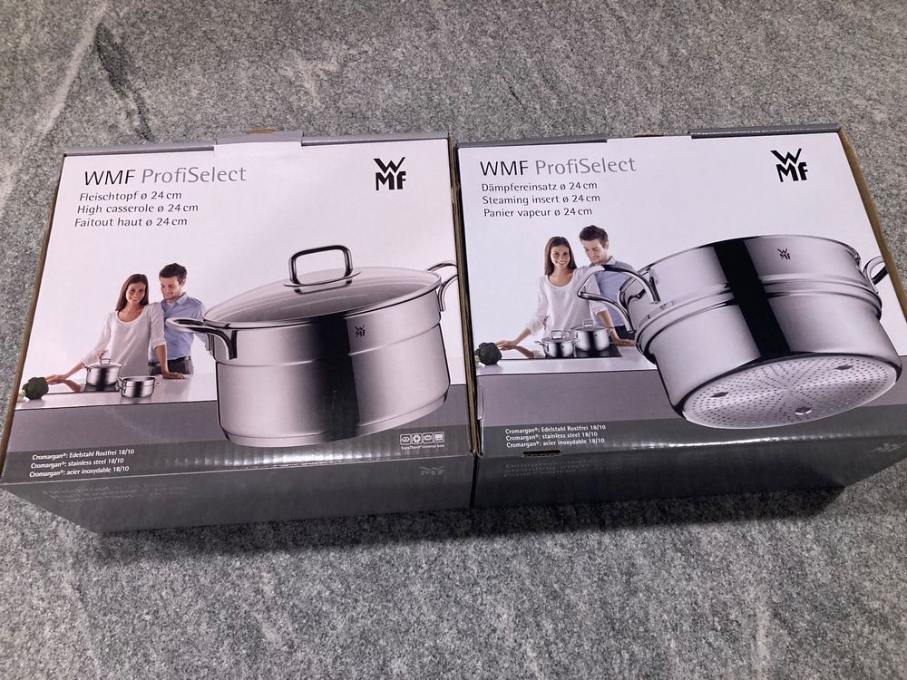 WMF Profi Select Fleischtopf Super Bundle mit Dämpfereinsatz (Neu und ...