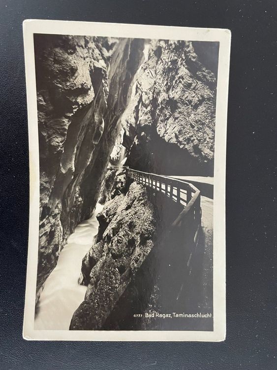 AK SG Bad Ragaz, Taminaschlucht (Gebraucht) in Thal für CHF 1 – mit Lieferung auf Ricardo kaufen