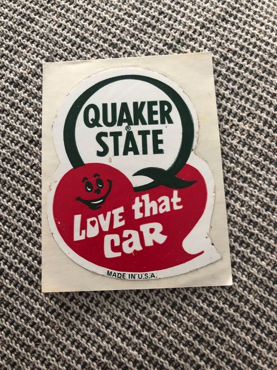 Quaker State Abziehbild / Sticker (Gebraucht) in Winterthur für CHF 4. ...