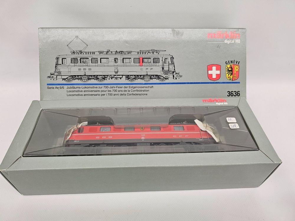 N4 Märklin 3636 Jubiläums-Lokomotive 700 Jahre Eidgenossens. (Gebraucht) in Toffen für CHF 101 ...