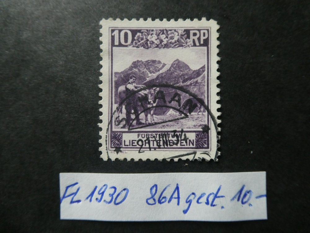 FL 1930 Nr. 86A schön gestempelt (Gebraucht) in Lausen für CHF 2 – mit Lieferung auf Ricardo kaufen