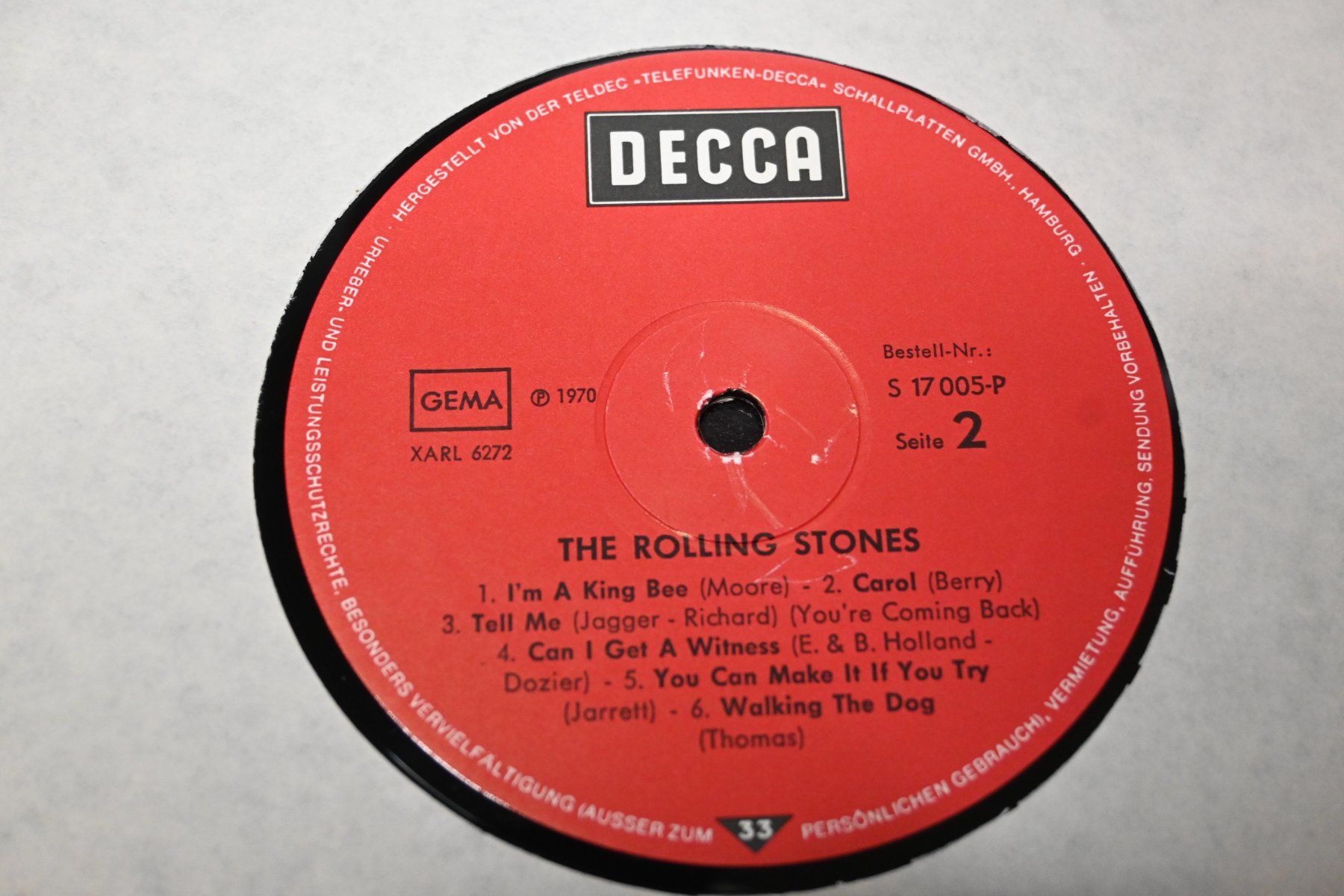 The Rolling Stones - "Get Yer Ya-Ya's Out!" - DECCA LP 1970 (Gebraucht ...