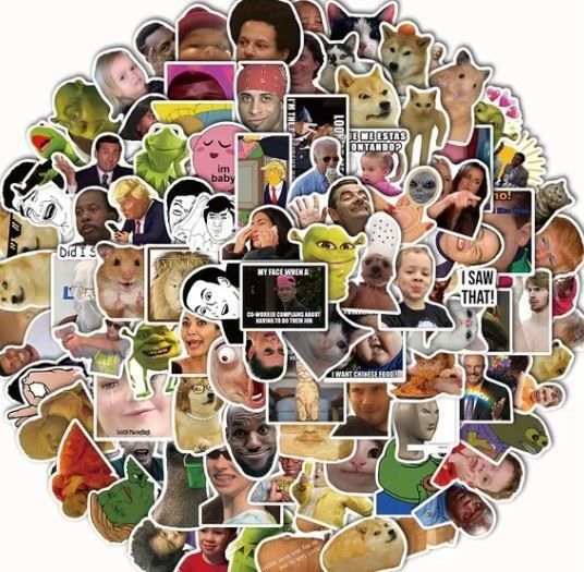 Aufkleber Sticker emojis Memes 25 stk. | Kaufen auf Ricardo