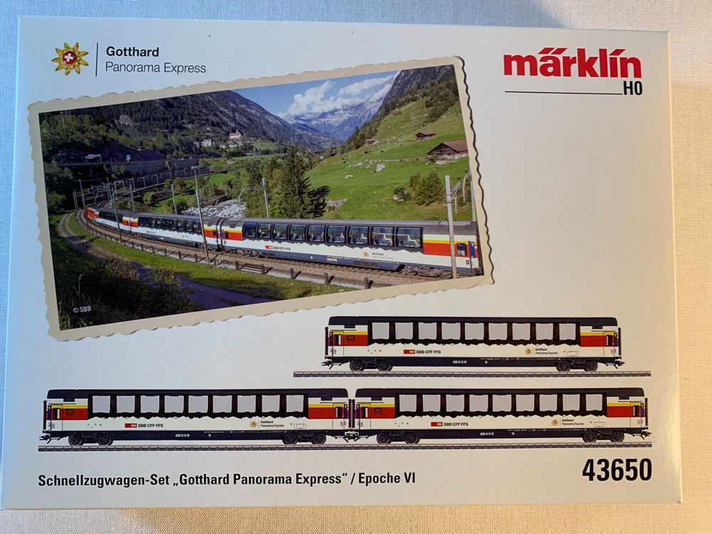 Märklin 43650, Gotthard Panorama Express, H0, AC, OVP (Gebraucht) in Hombrechtikon für CHF 199 ...
