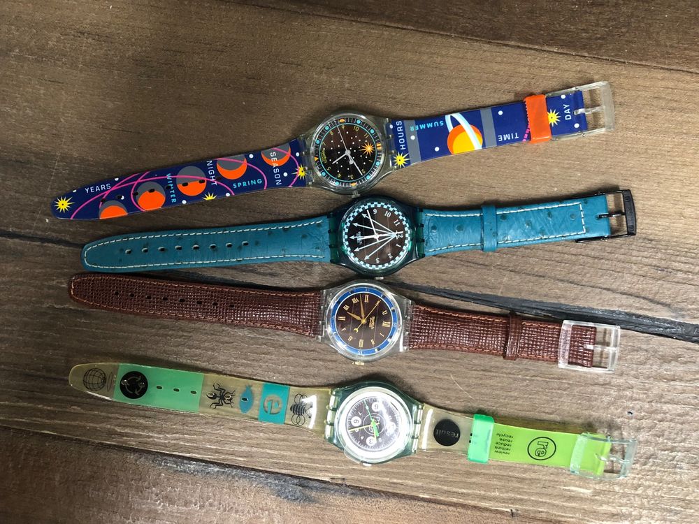 Vintage SWATCH Collection SOLAR - 4 Pieces ! (Gebraucht) in Lufingen ...