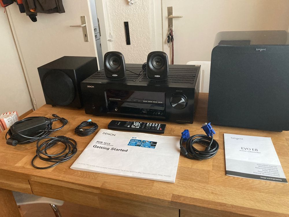 Soundsystem Denon AVR 1513, tangent, ednet. (Gebraucht) in Seewis Dorf ...