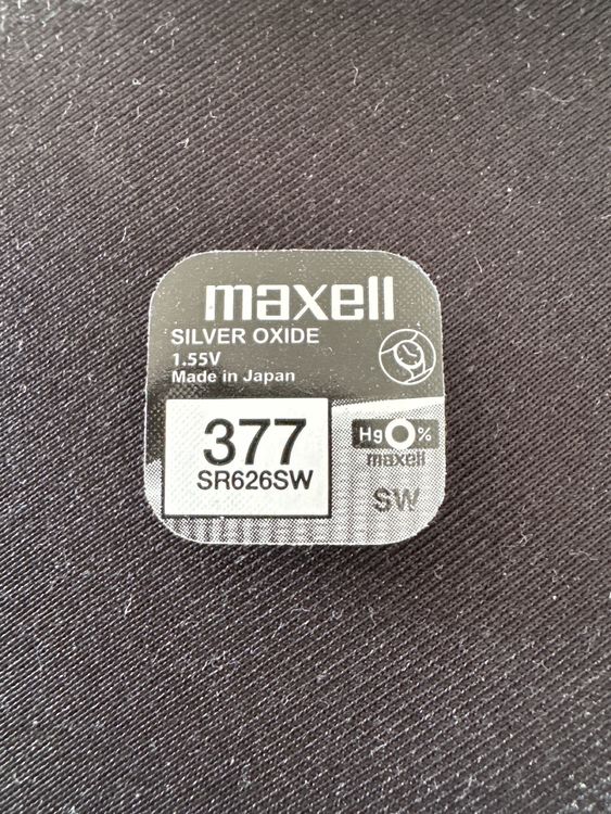 Maxell SR626SW (377) (Neu und originalverpackt) in Schaffhausen für CHF ...