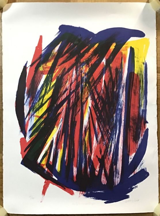 Interessante Lithographie Unleserlich Signiert | Kaufen auf Ricardo