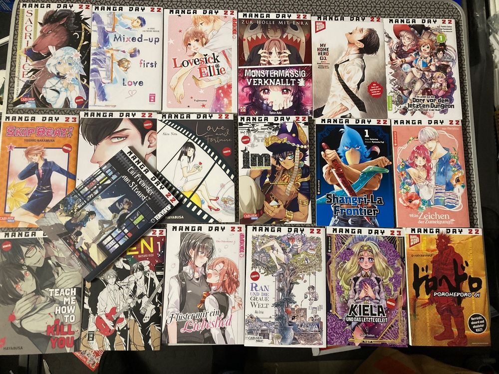 Manga Day 2022 + 2023 Konvolut, 19 Stück, Manga Leseproben (Gebraucht) in Basel für CHF 10 – mit ...