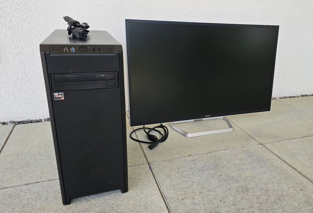 PC Computer mit Monitor 27 Zoll | Kaufen auf Ricardo