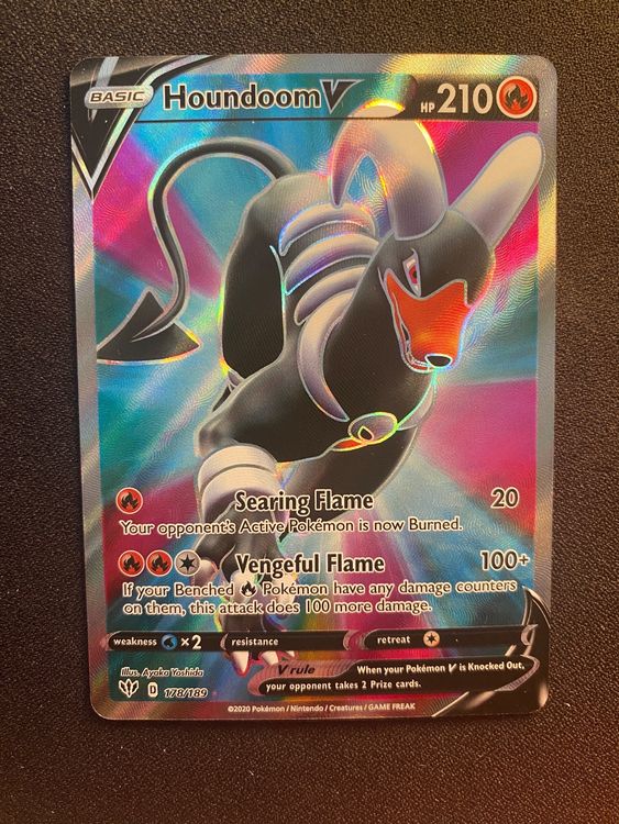 Houndoom V Fulllart EN Darkness Ablaze | Kaufen auf Ricardo