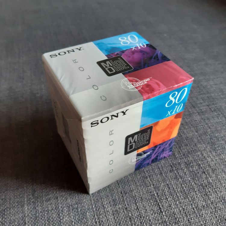 NEU! 10x Sony Mini Disc Color 80 | Kaufen auf Ricardo