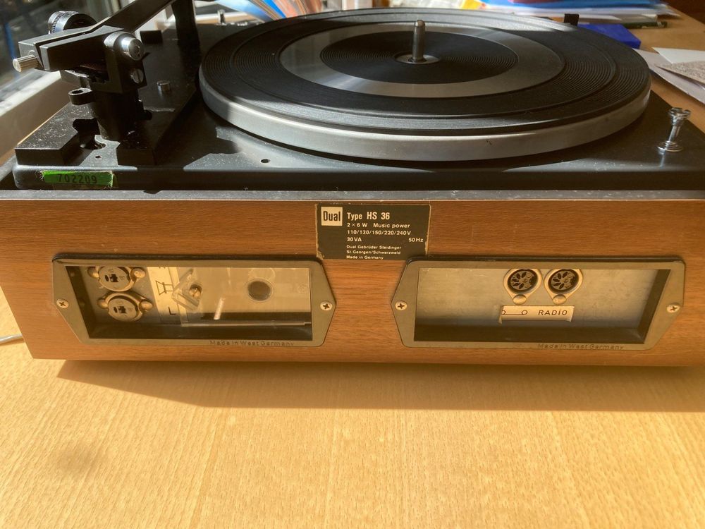 Plattenspieler / Verstärker DUAL HS 36 (Gebraucht) in für CHF 49 – mit ...