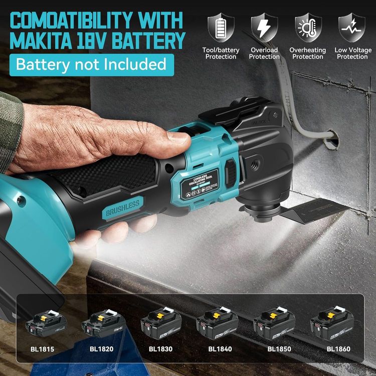 Ohne Akku passt zu Makita 18V Batterie Multitool 23 Zubehör (Neu und originalverpackt) in Spiez ...
