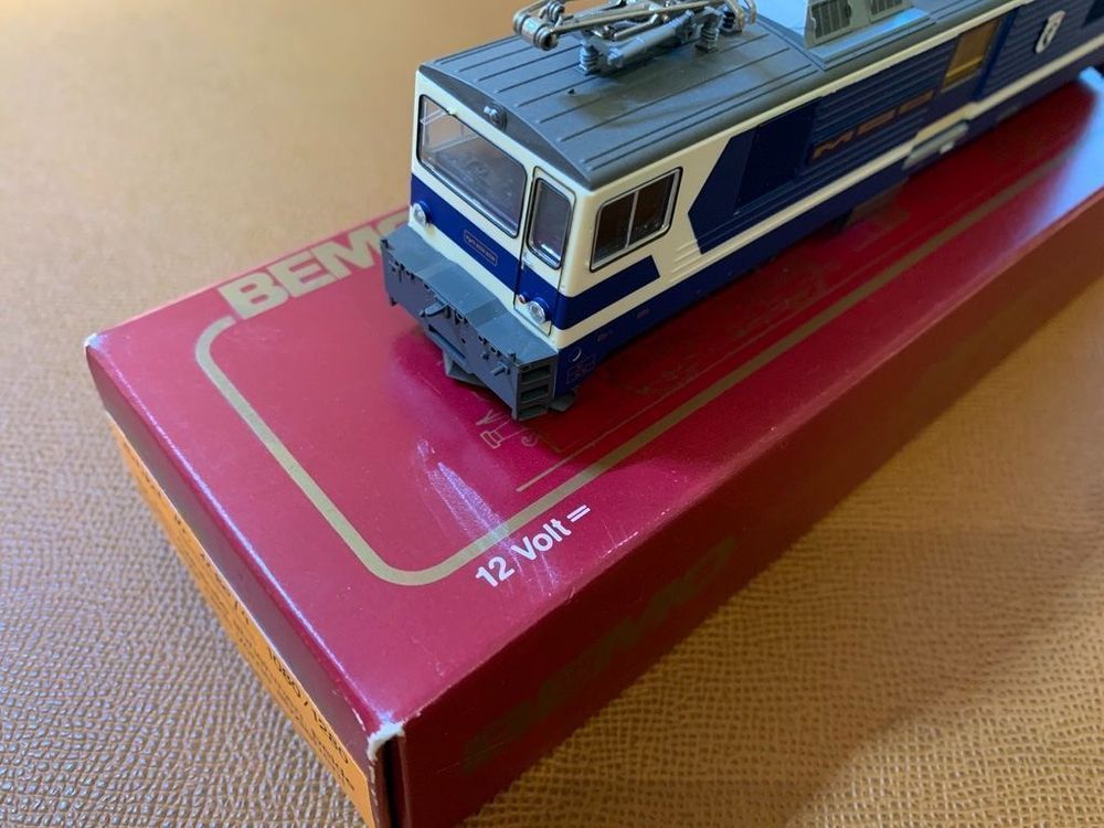 Bemo H0m 1280/4 GDe 4/4 6004 Interlaken MOB DC Analog (Neu (gemäss ...