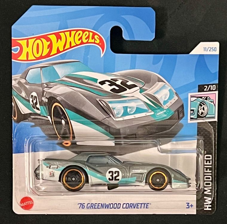 Hot Wheels '76 Greenwood Corvette 11/250 (Neu und originalverpackt) in ...