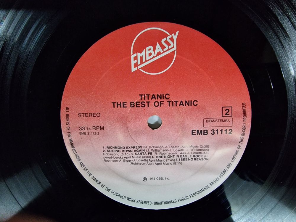 Titanic LP – The Best Of Titanic (Gebraucht) in Root für CHF 5 – mit Lieferung auf Ricardo kaufen