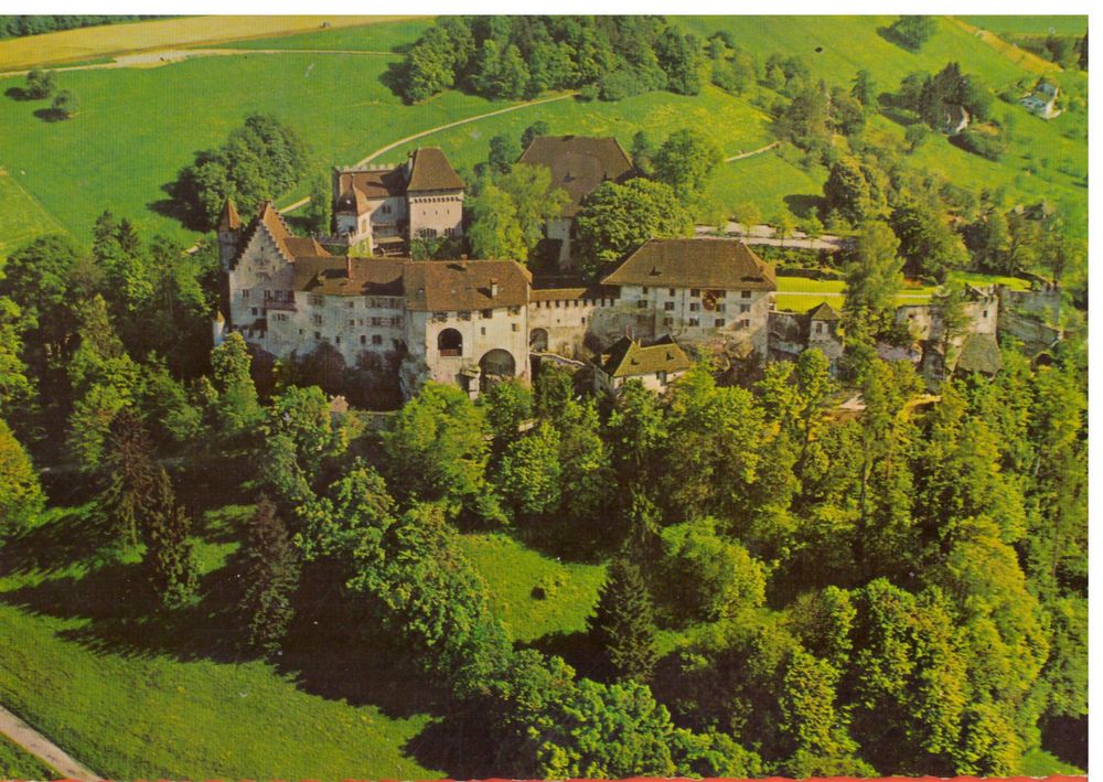 1960 LENZBURG SCHLOSS - FLUGAUFNAHME (Gebraucht) in Montebelluna / TV für CHF 3 – mit Lieferung ...