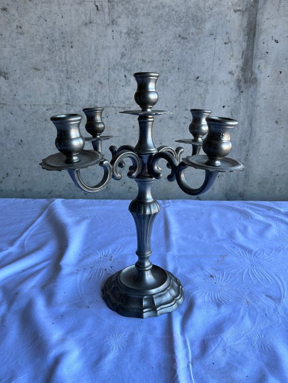 Kerzenständer aus Zinn (5-armig) | Kaufen auf Ricardo