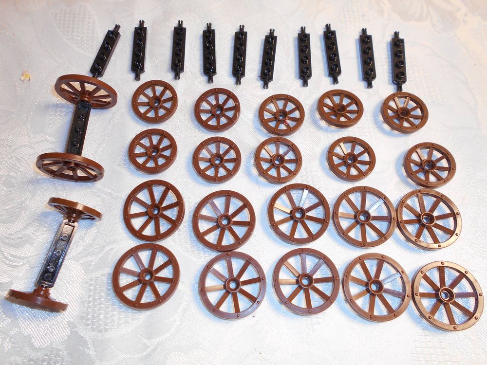 Lego Wagenräder braun ( Set 658 ) (Gebraucht) in Niederuzwil für CHF 9 ...