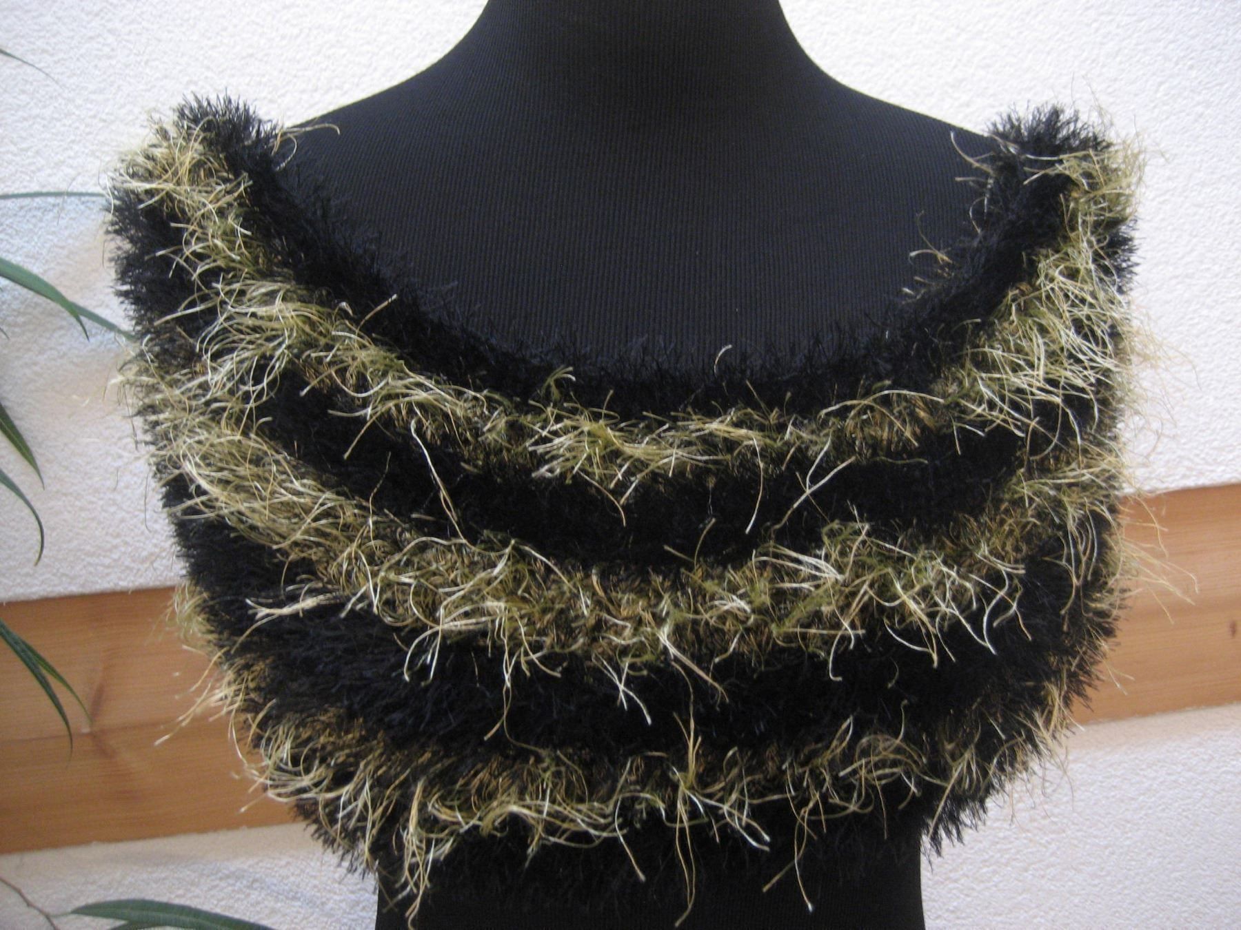 Couvre-épaule tricoté à la main, neuve, lagenlook (Neu und ...