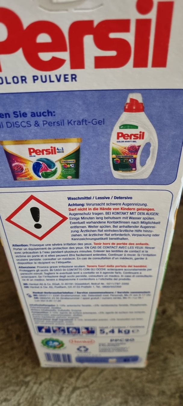 Persil Color Pulver, 90 Wäschen, Neu und Originalverpackt! (Neu (gemäss ...