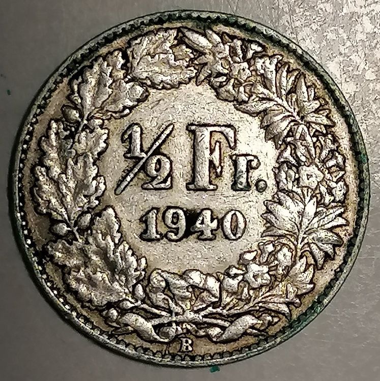 50 Rappen Schweiz 1940 (Gebraucht) in Stalden (Sarnen) für CHF 3 – mit Lieferung auf Ricardo kaufen
