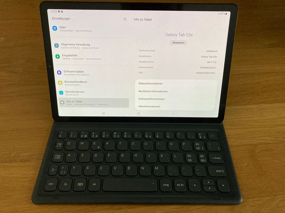 Galaxy Tab S5e Modell SM-T725 | Kaufen auf Ricardo