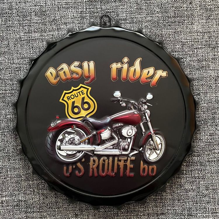 Easy Rider Route 66 Metal Art Schild | Kaufen auf Ricardo